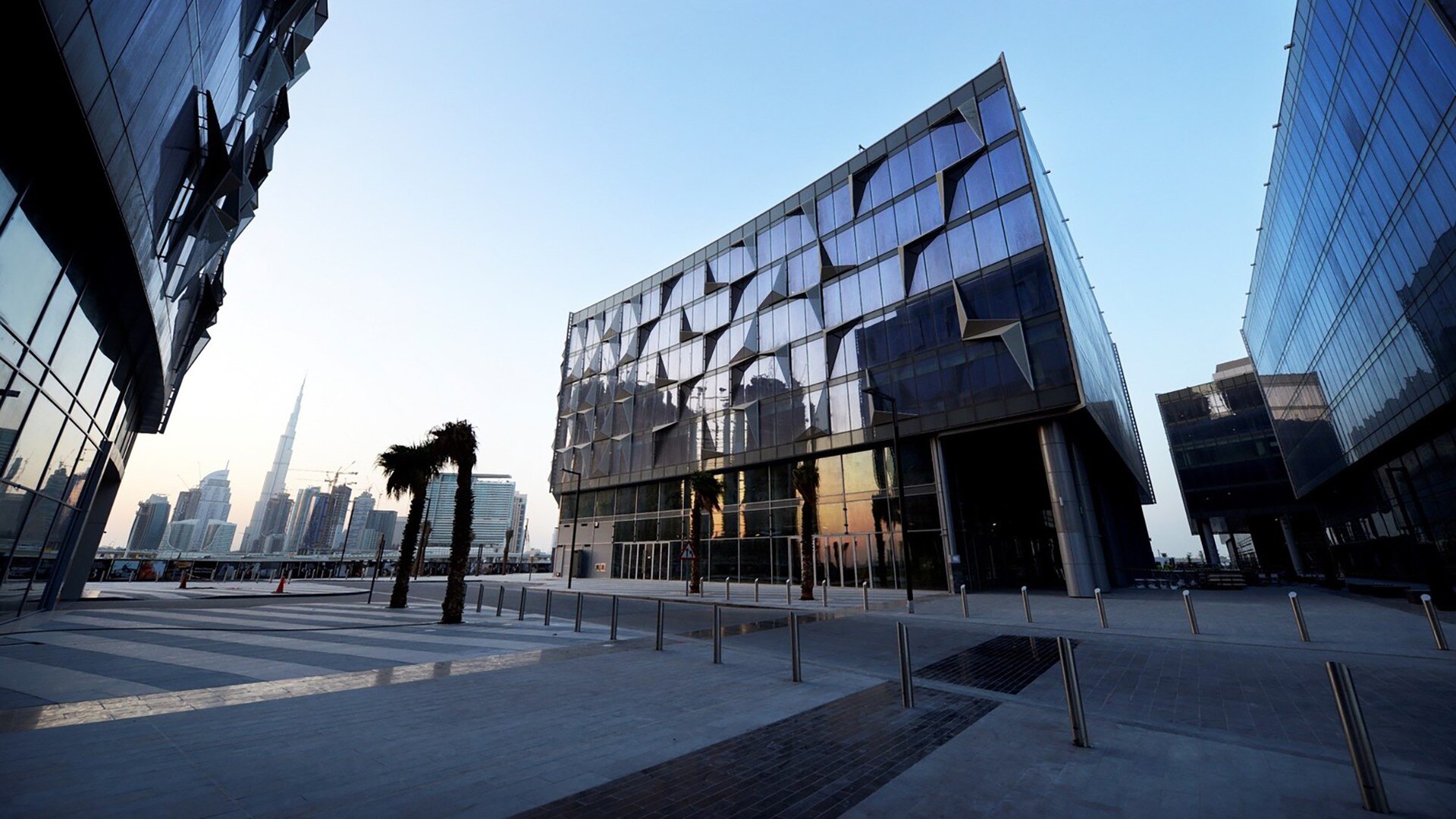 Masterplan conceitual para o d3 - Dubai Design District em Dubai.